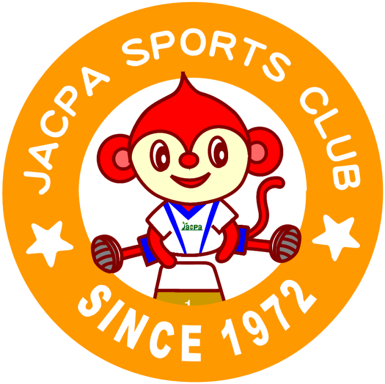 体育さる円形ロゴnew（とびばこ） | 株式会社ジャクパ | 幼児体育指導と英会話教室